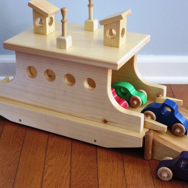 Wooden Toy Boat - Etsy