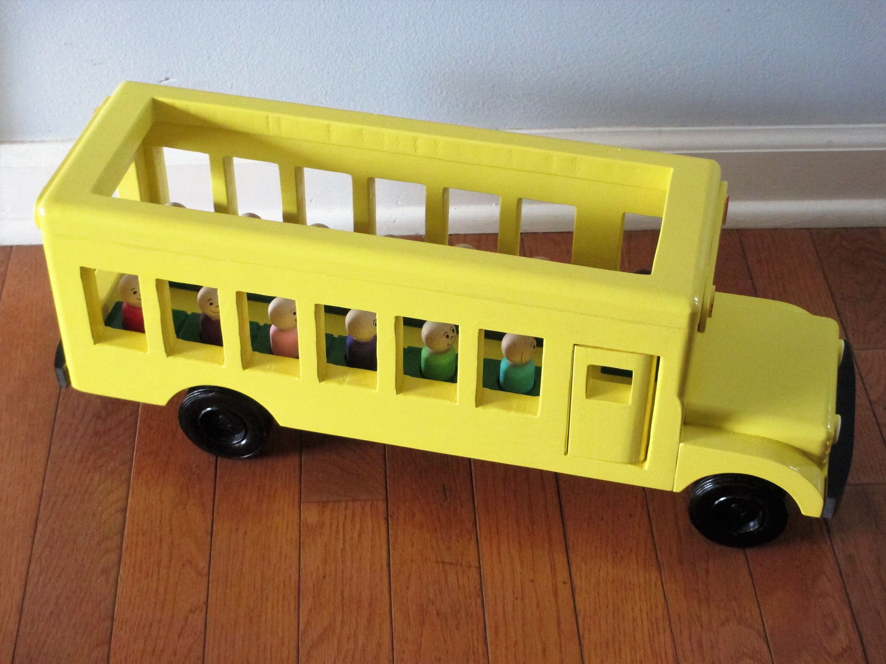 Wood School Bus - Etsy