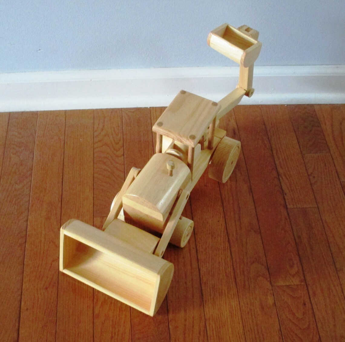 Wooden Backhoe - Etsy