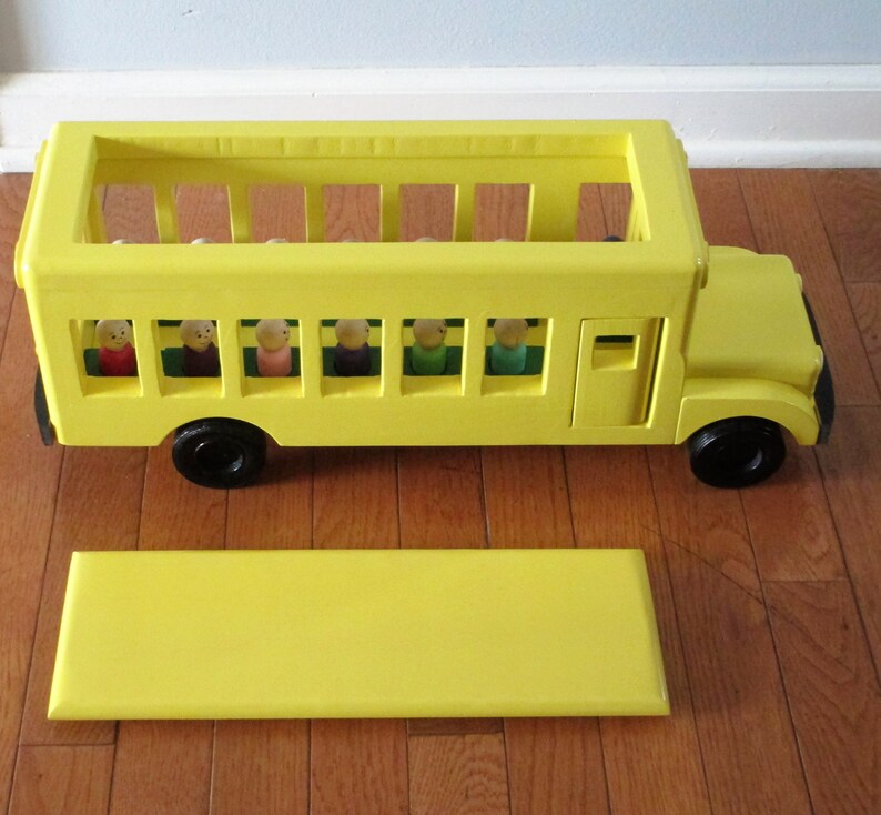 Wood School Bus - Etsy