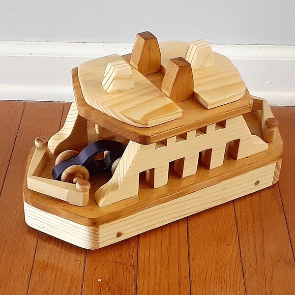 Wooden Toy Boat - Etsy