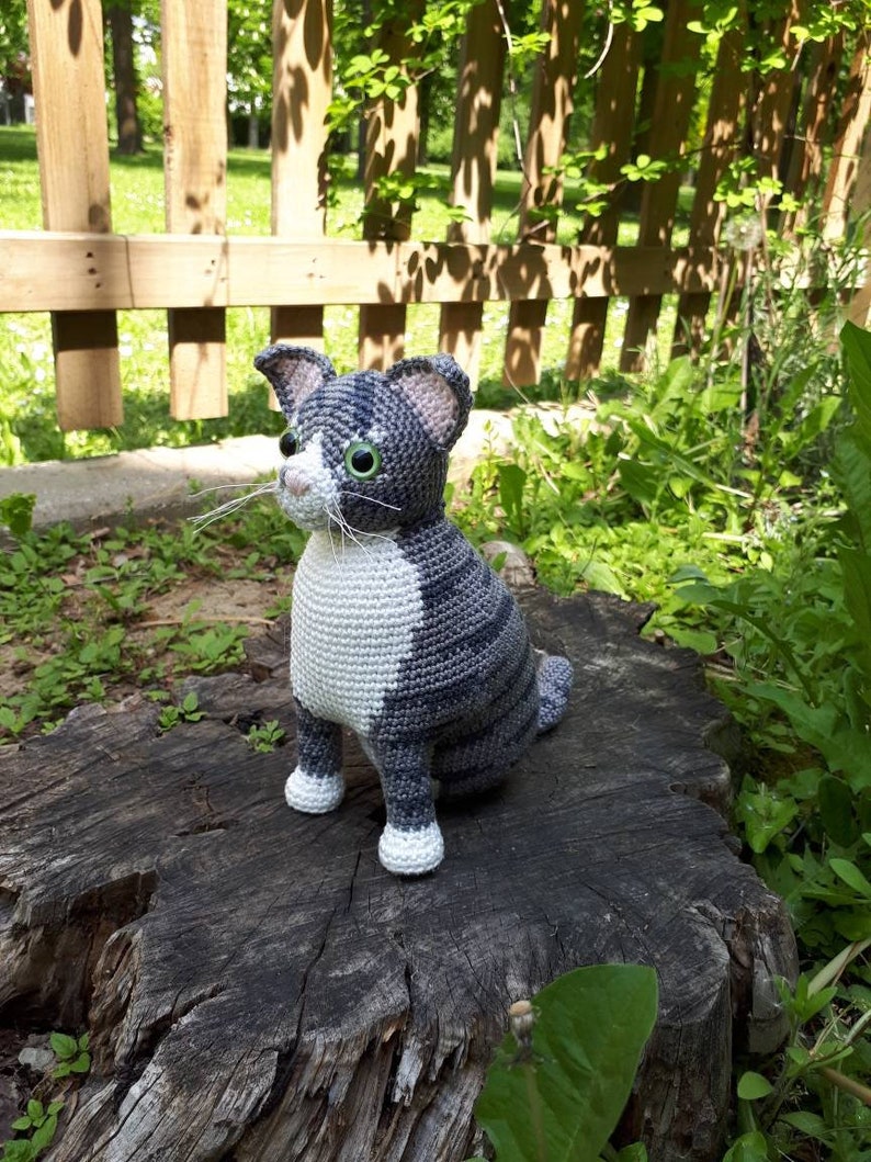 Custom Cat Plush Crochet Personalized Cat Plush Cat - Etsy