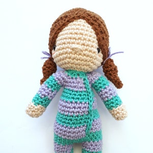 Sleepy Jenny, Crochet Doll Amigurumi With Owl Plush, Baby Girl Doll - Etsy