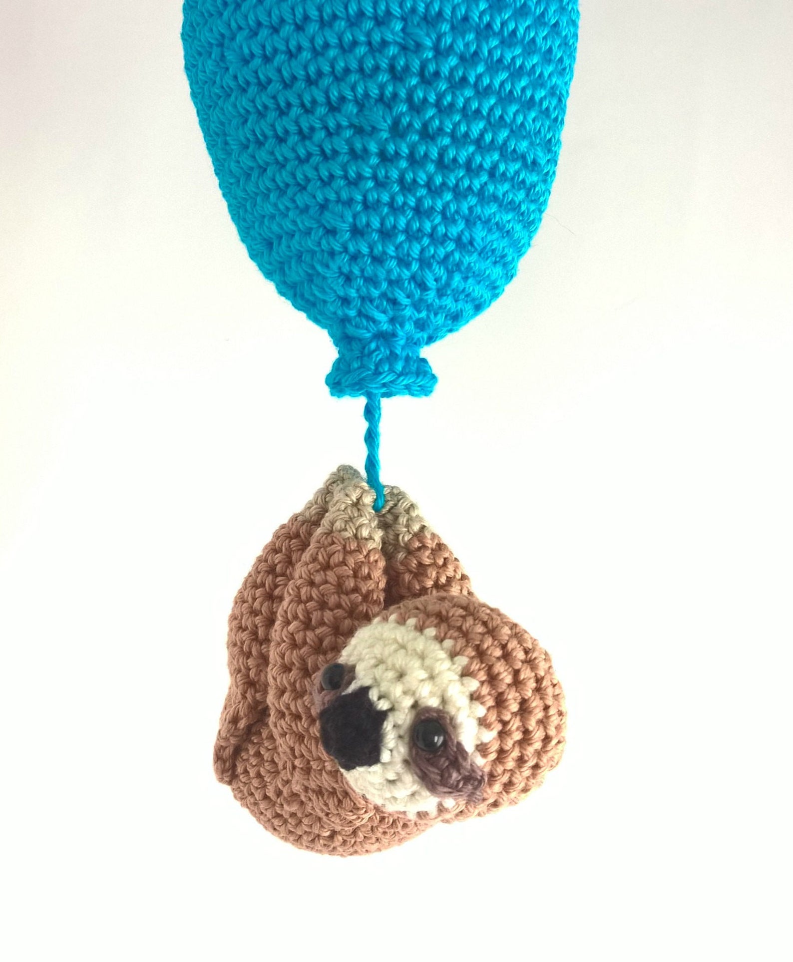 Crochet Sloth Sloth Plush With Balloon Sloth Stuffed Animal - Etsy