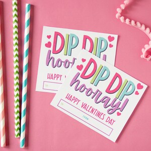 Dip Candy Wrapper Valentine Printable - Fun Instant Download Valentines ...