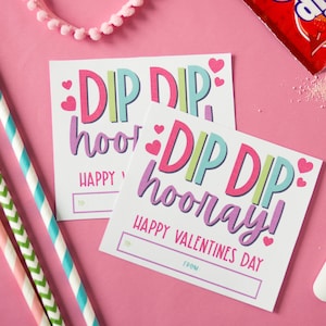Dip Candy Wrapper Valentine Printable Fun Instant Download Valentines ...