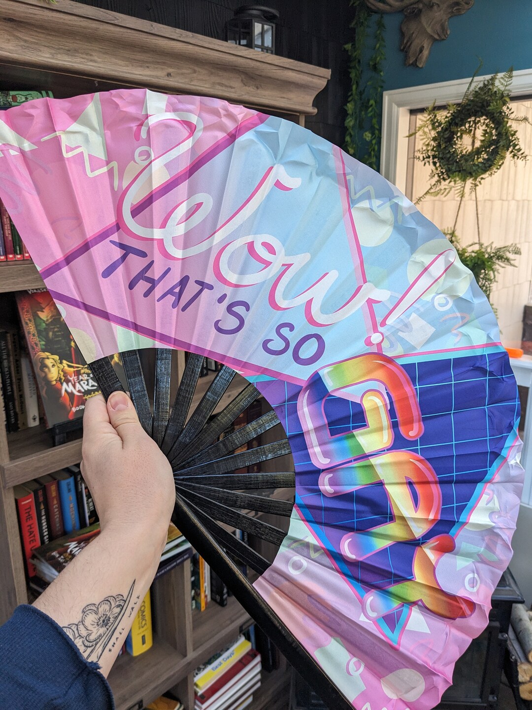 Wow That's so Gay Bamboo Clacker Fan - Etsy