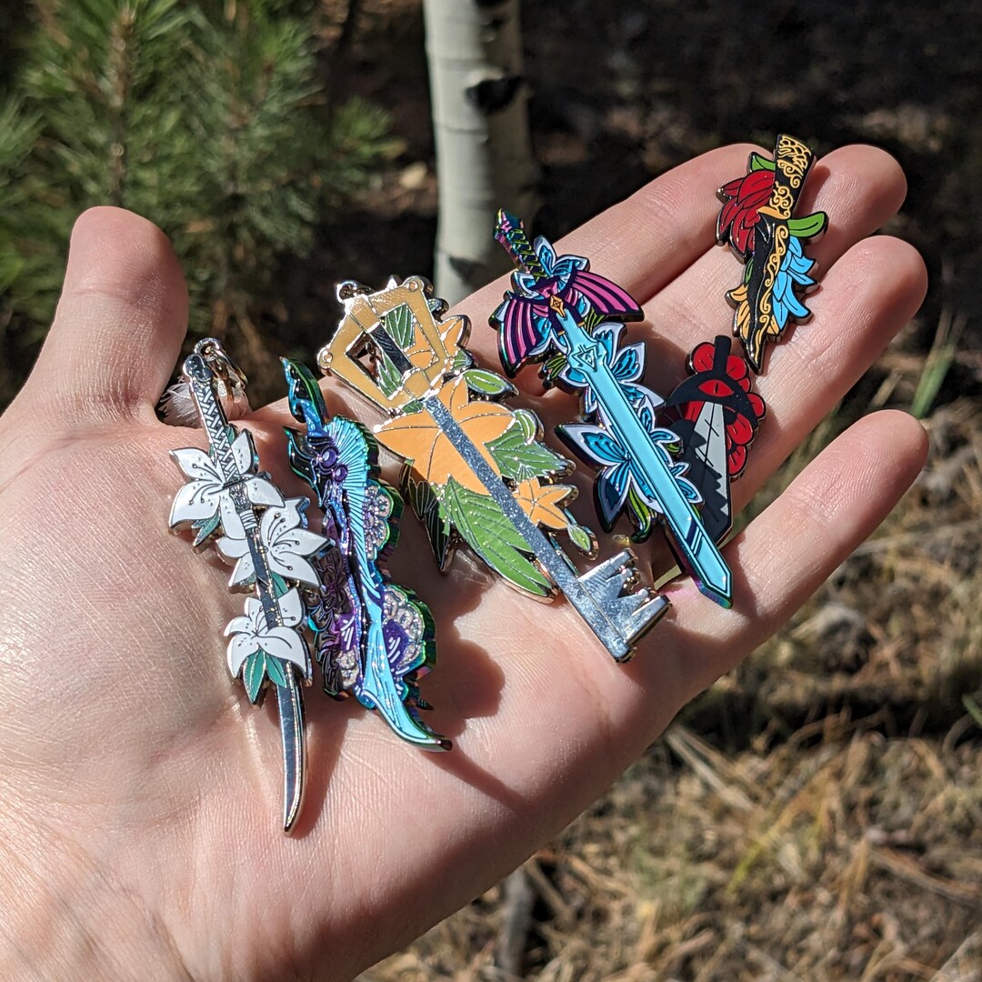 Video Game Swords Enamel Pins - Etsy
