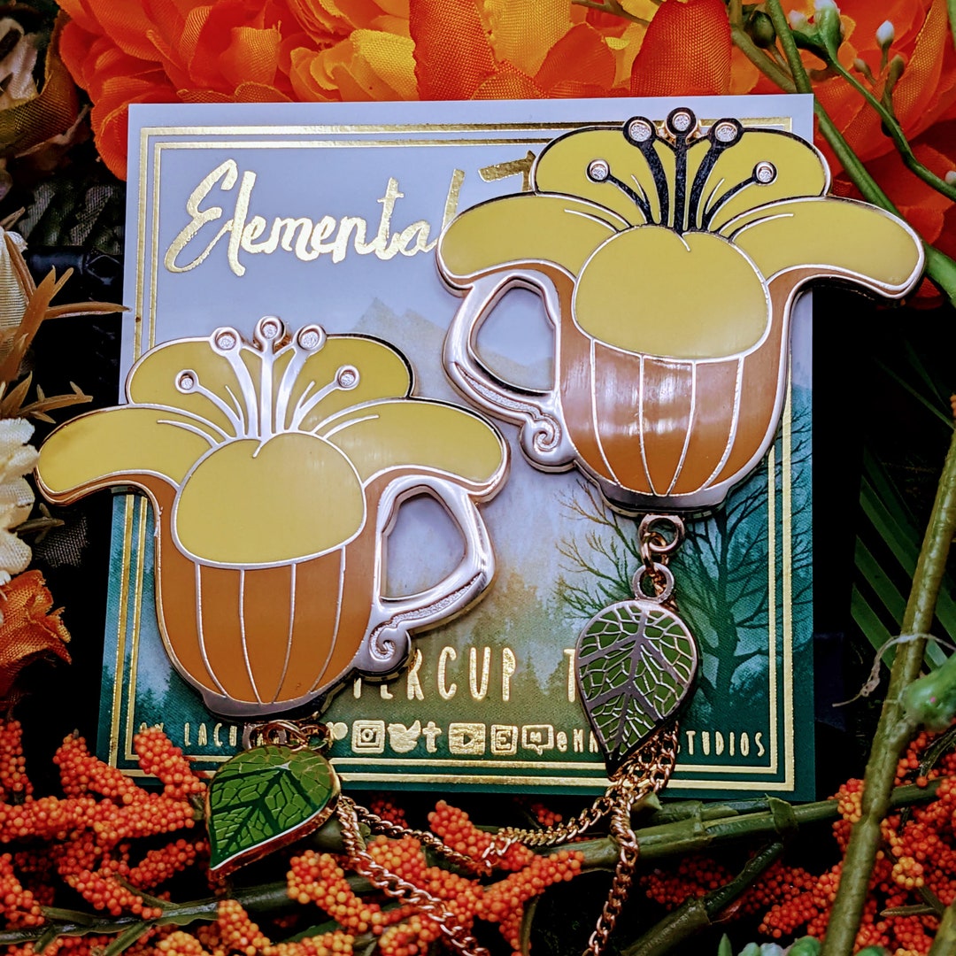 Buttercup Enamel Collar Pin - Etsy