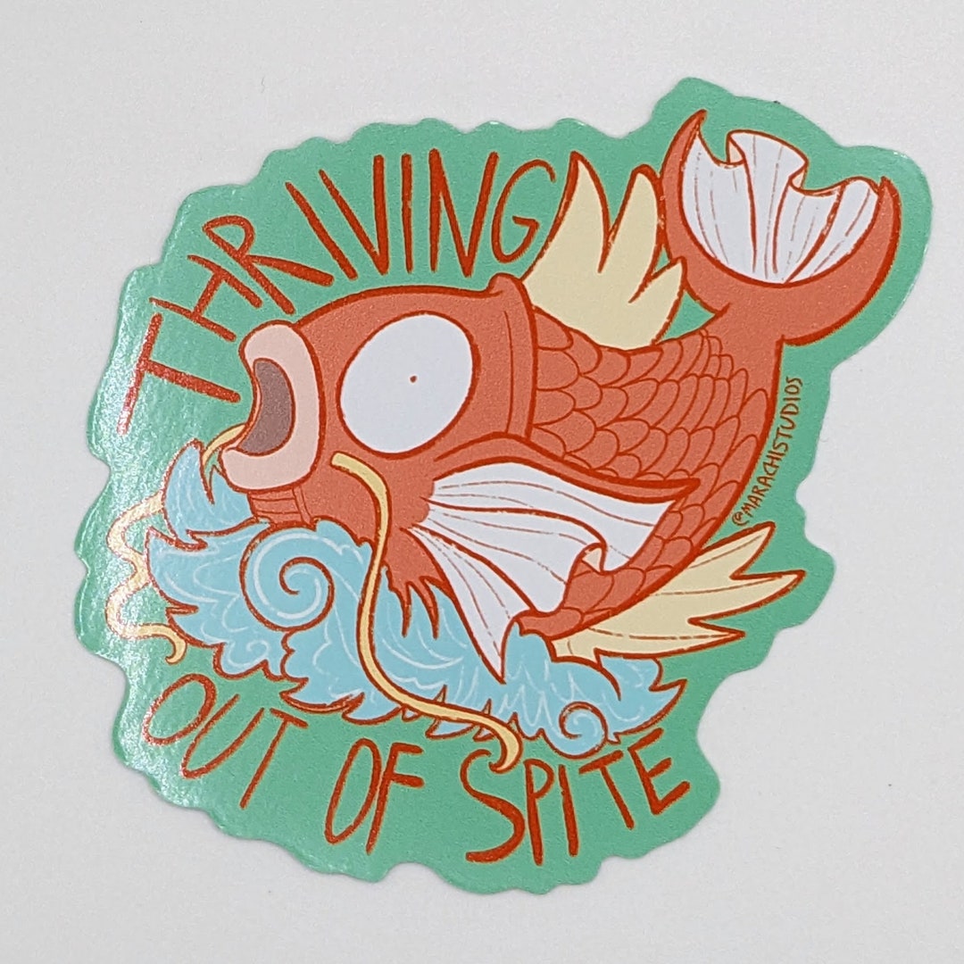 Thriving Out of Spite Sticker - Etsy
