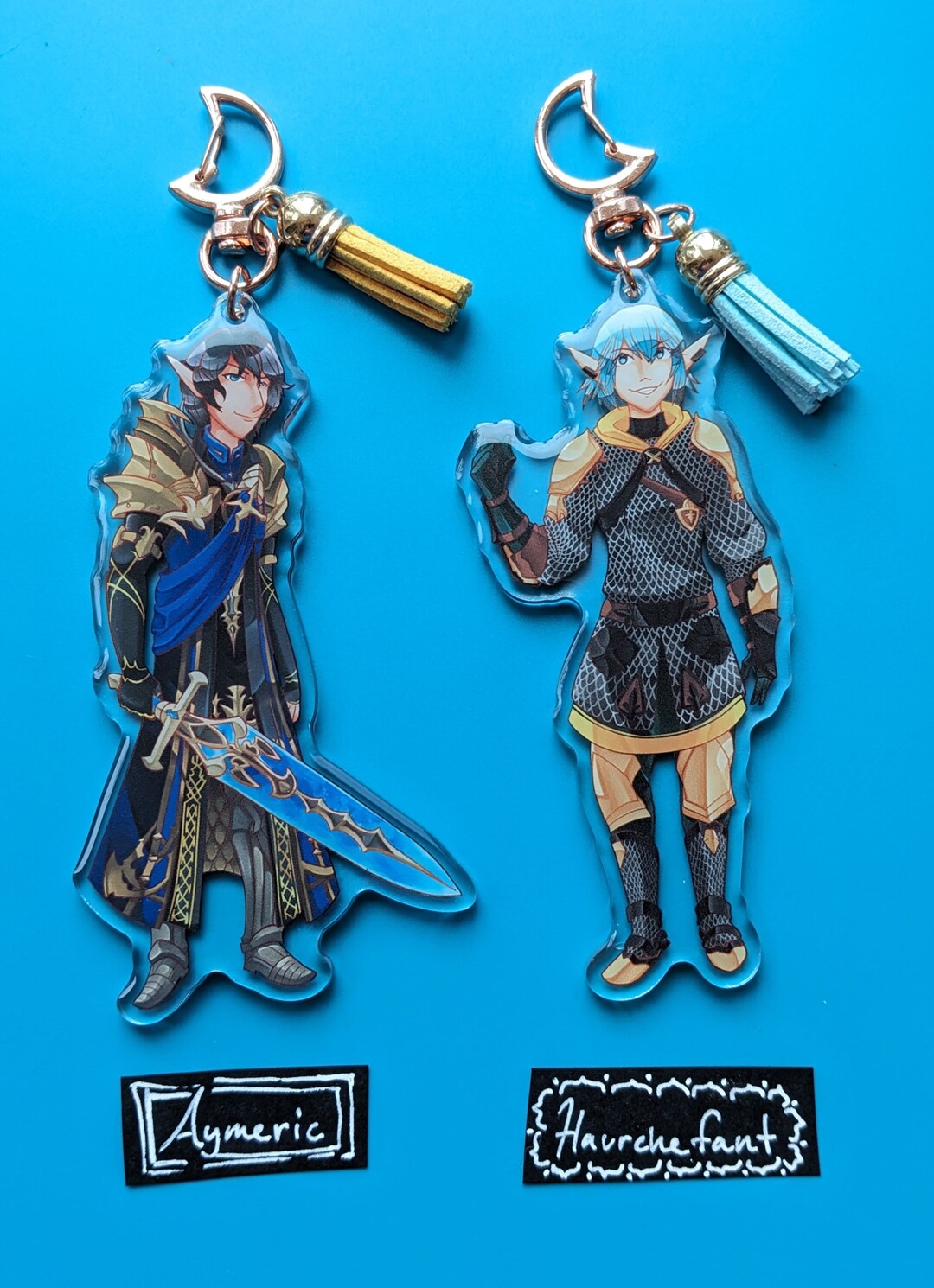 FFXIV Heavensward Npcs Keychain Charms - Etsy