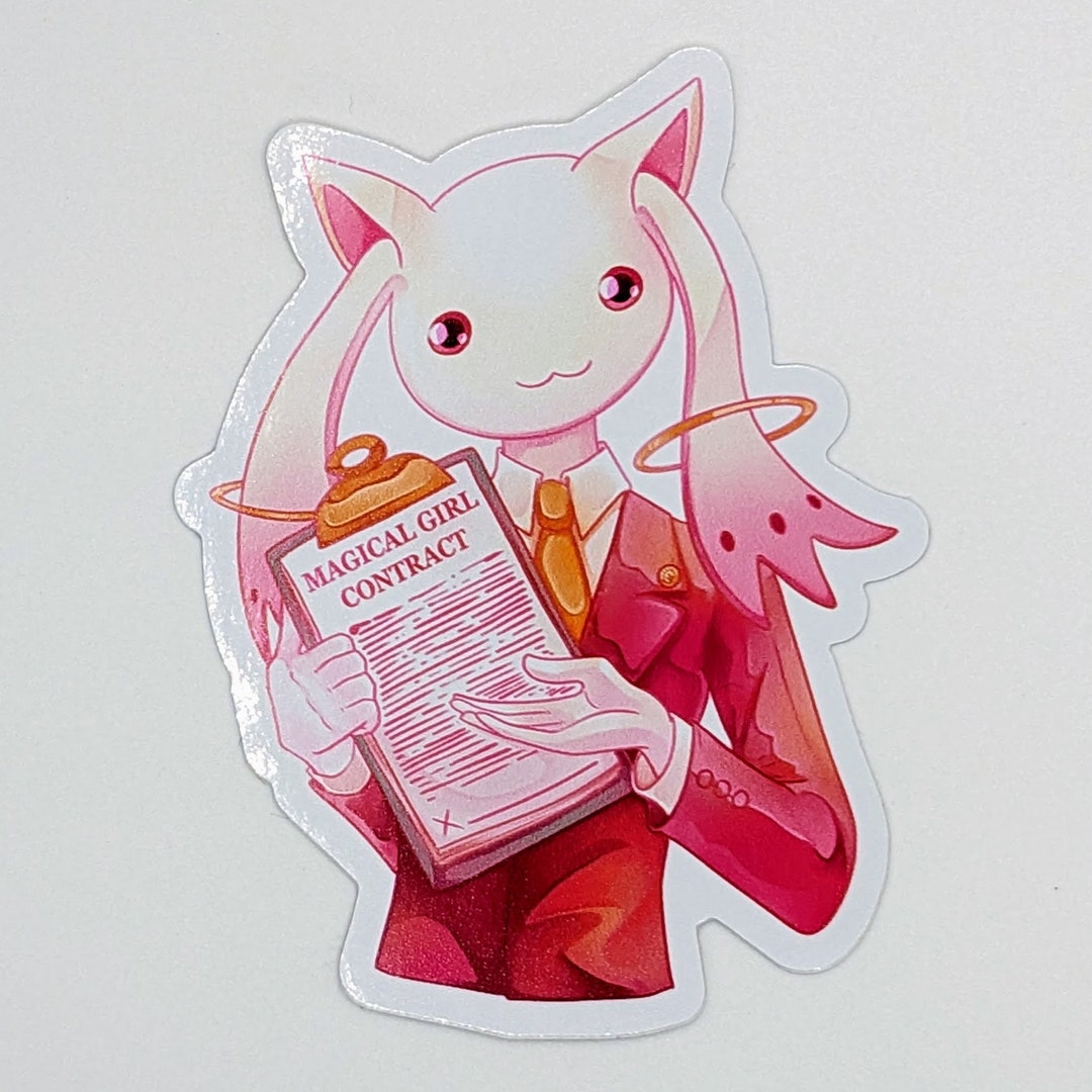 PMMM Magical Girl Contract Sticker - Etsy