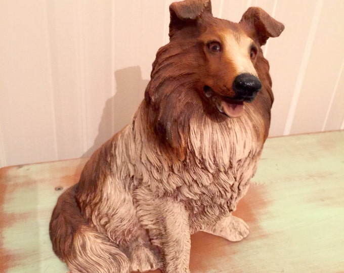 Vintage Adorable Collie Dog Figurine Dog Collectible Collie Statue - Etsy