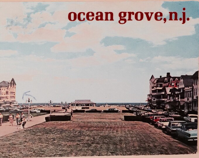 Vintage NJ Postcard Ocean Grove New Jersey Ocean Pathway 1968 - Etsy