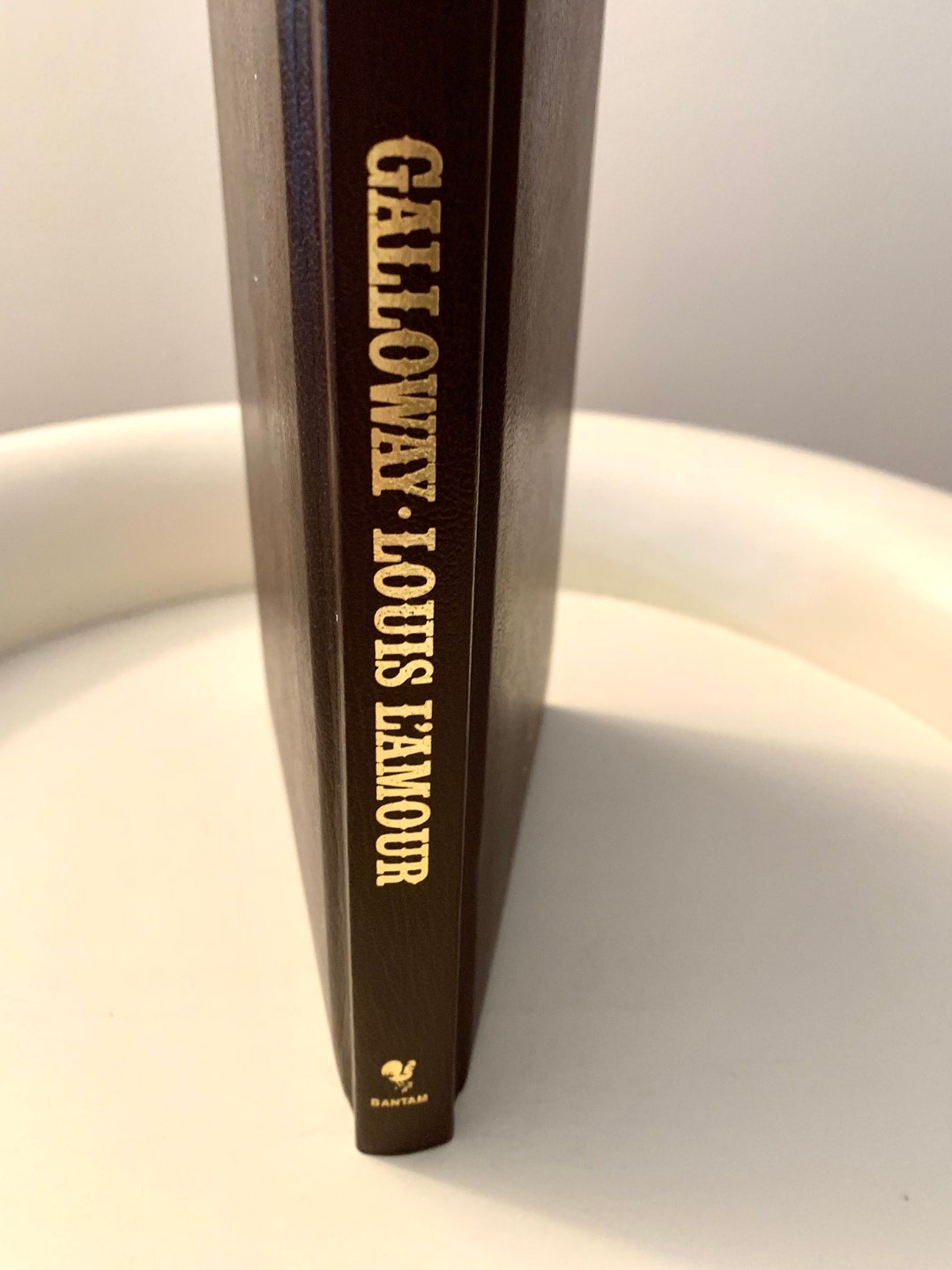 Vintage Louis L' Amour Galloway Western Novel Leatherette - Etsy