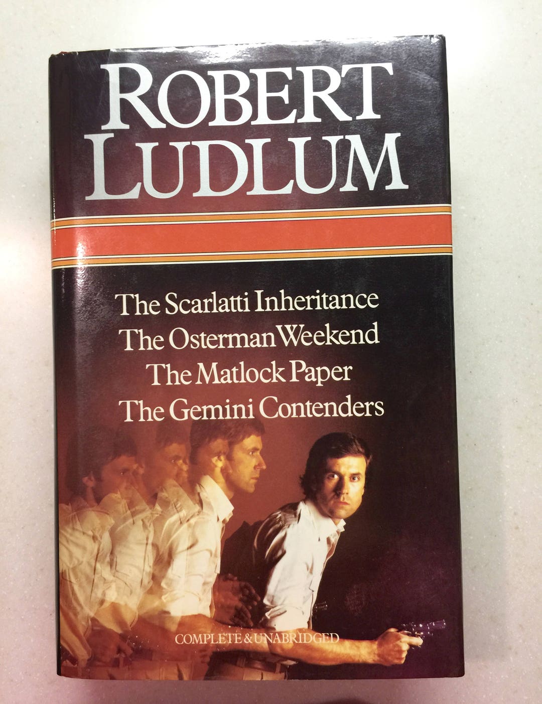 Vintage Robert Ludlum Book Unabridged Four Complete Novels Spy Thriller ...