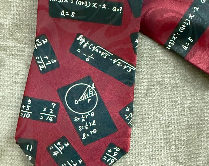 Graph Paper Necktie. Engineering Grid Paper Tie. Silkscreened Men's Tie ...