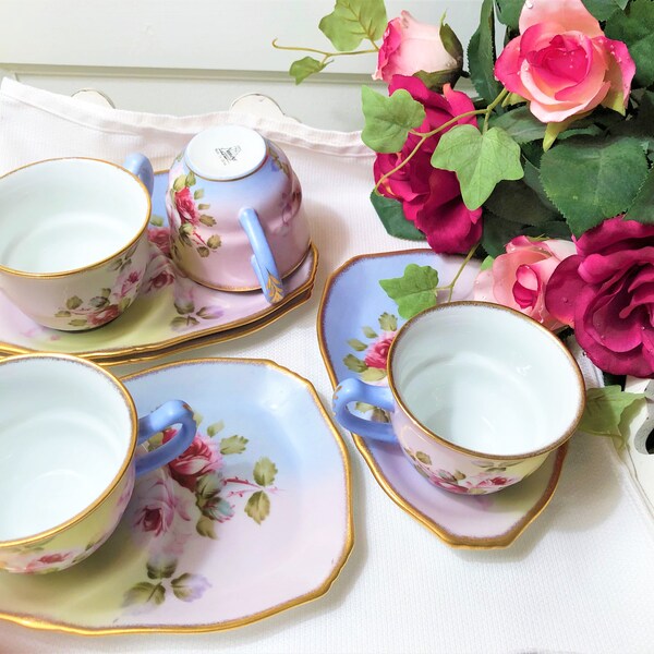 Pink Rose Tea Cup - Etsy