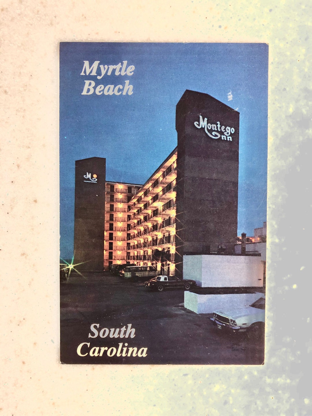 Vintage Postcard Myrtle Beach S C Hotel Montego Inn South - Etsy
