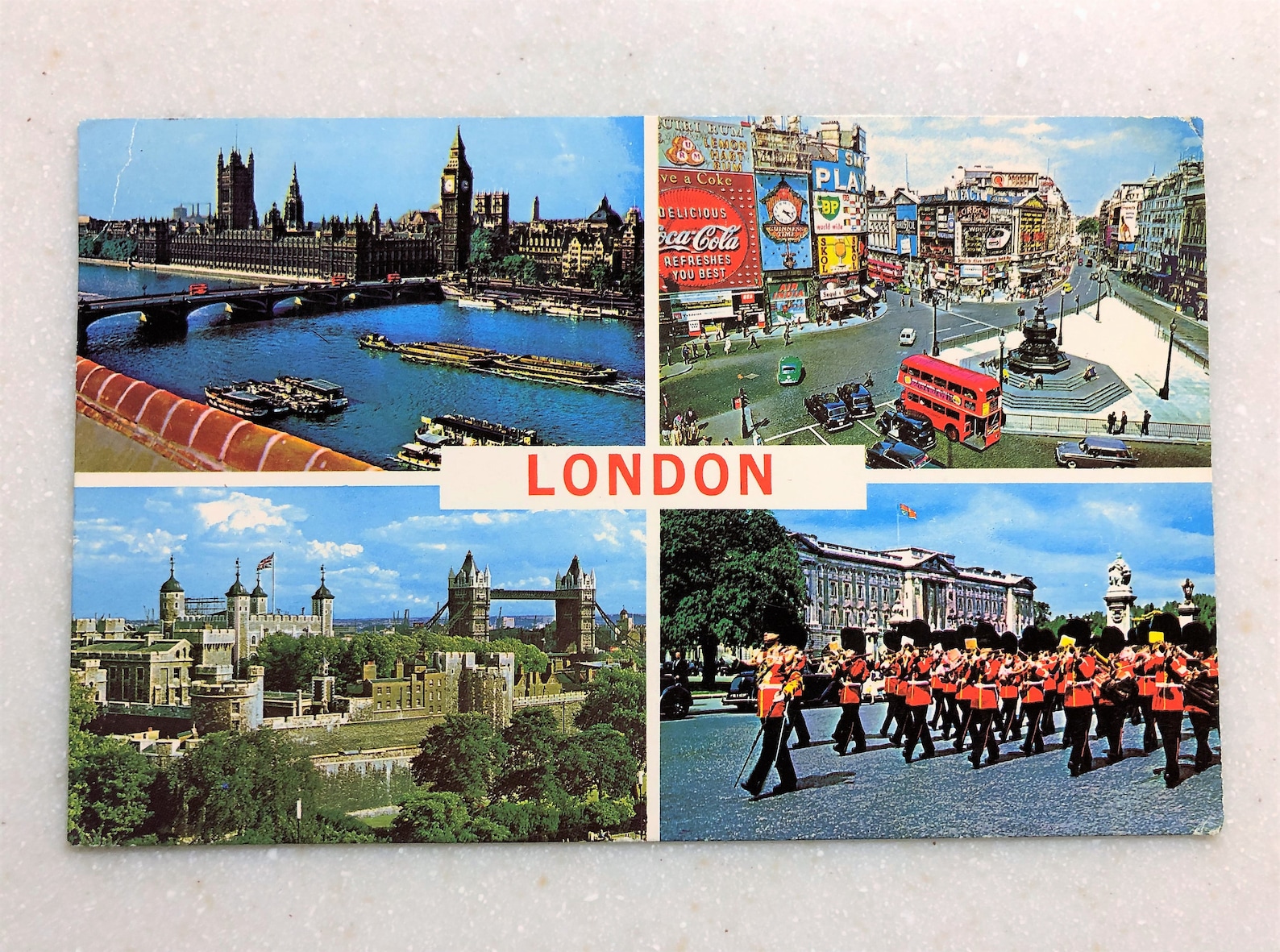 Vintage Postcard London England UK Piccadilly Circus Tower of - Etsy