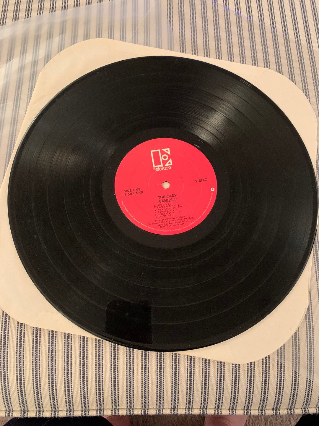 The Cars Candy-o Vinyl LP Album 1979 With No Album Cover - Etsy