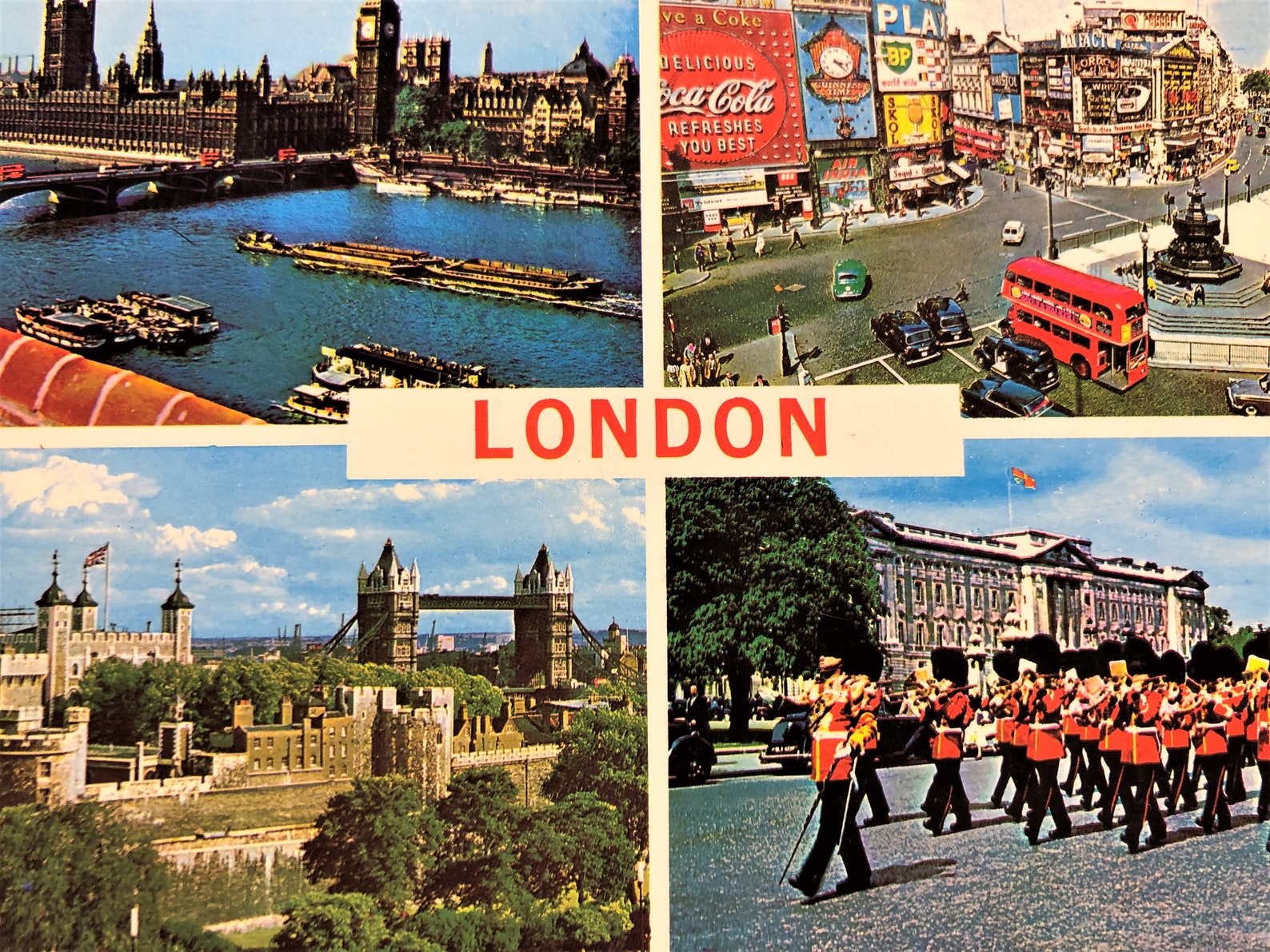 Vintage Postcard London England UK Piccadilly Circus Tower of - Etsy