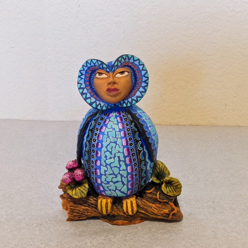 Mexican Folk Art Owl - Etsy