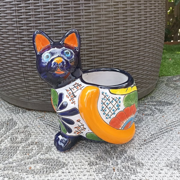 Cat Flower Pot - Etsy