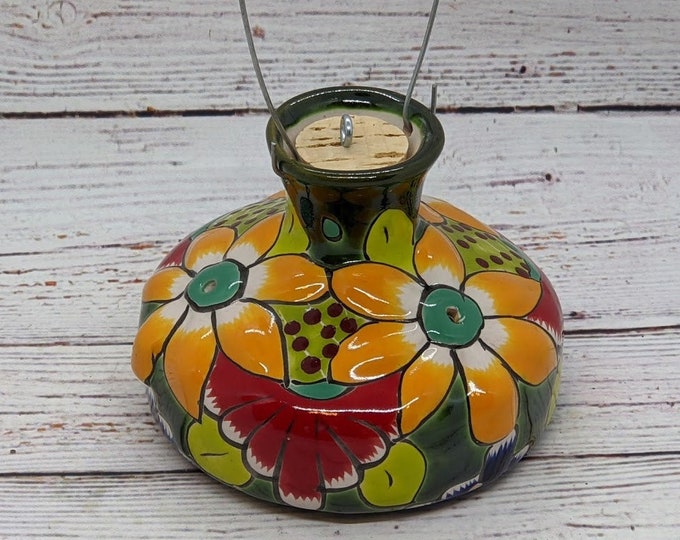 Hummingbird Feeder, Ceramic Talavera Pottery Garden Art, Decorative ...