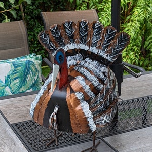 Thanksgiving Turkey Decorations | Outdoor Garden Art or Home Decor ...