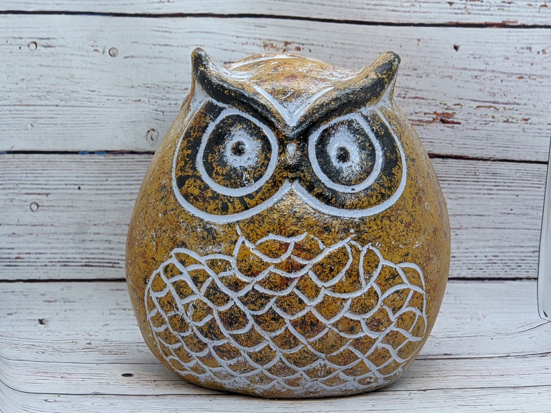Owl Planter Pot Clay Flower Pot, Owl Gifts Handmade Mexican Pottery ...