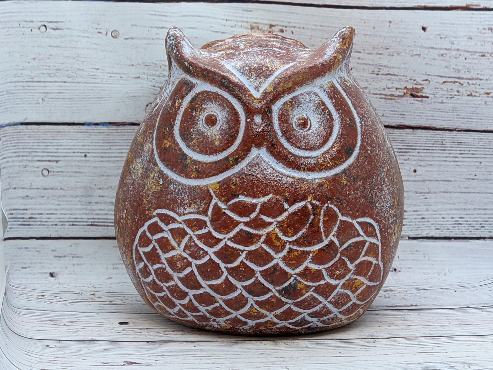 Clay Owl Planter | Handmade Mexican Pottery | Small Garden Gift - Etsy
