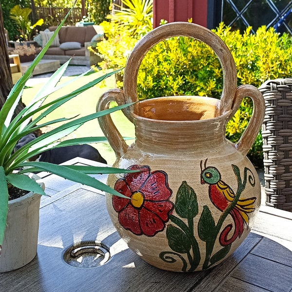 Mexican Pottery Planter - Etsy