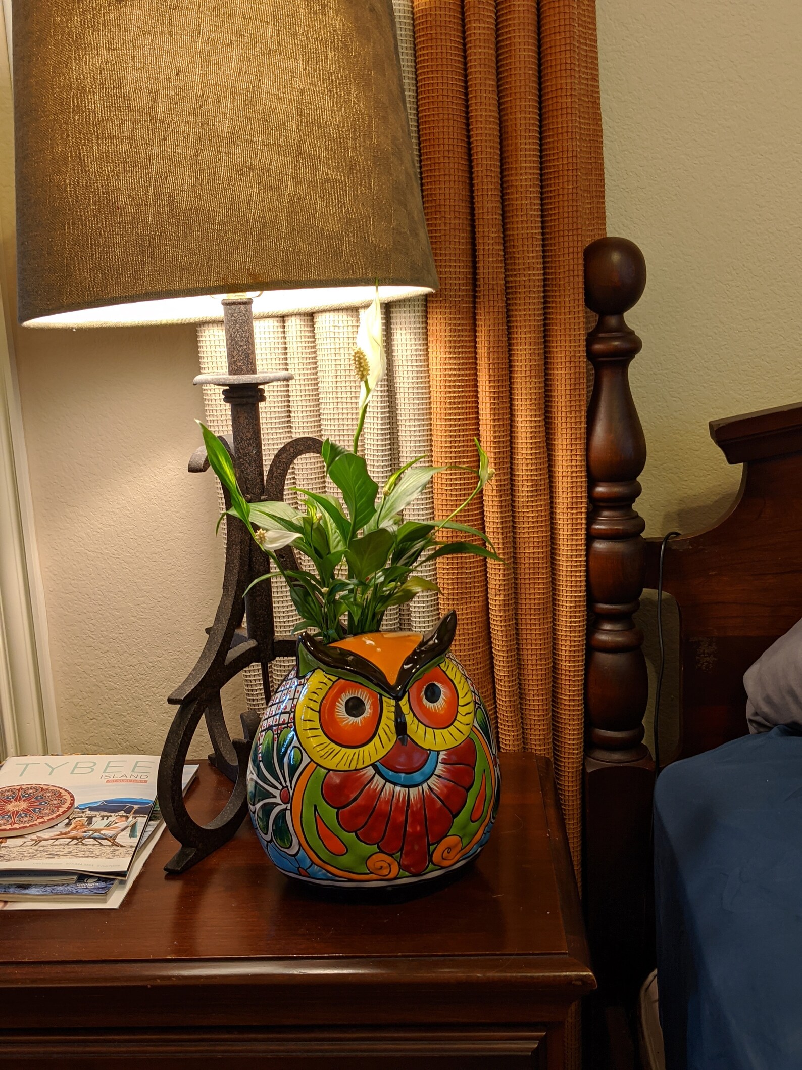 Ceramic Owl Flower Pot colorful Owl Gifts Talavera Pottery - Etsy