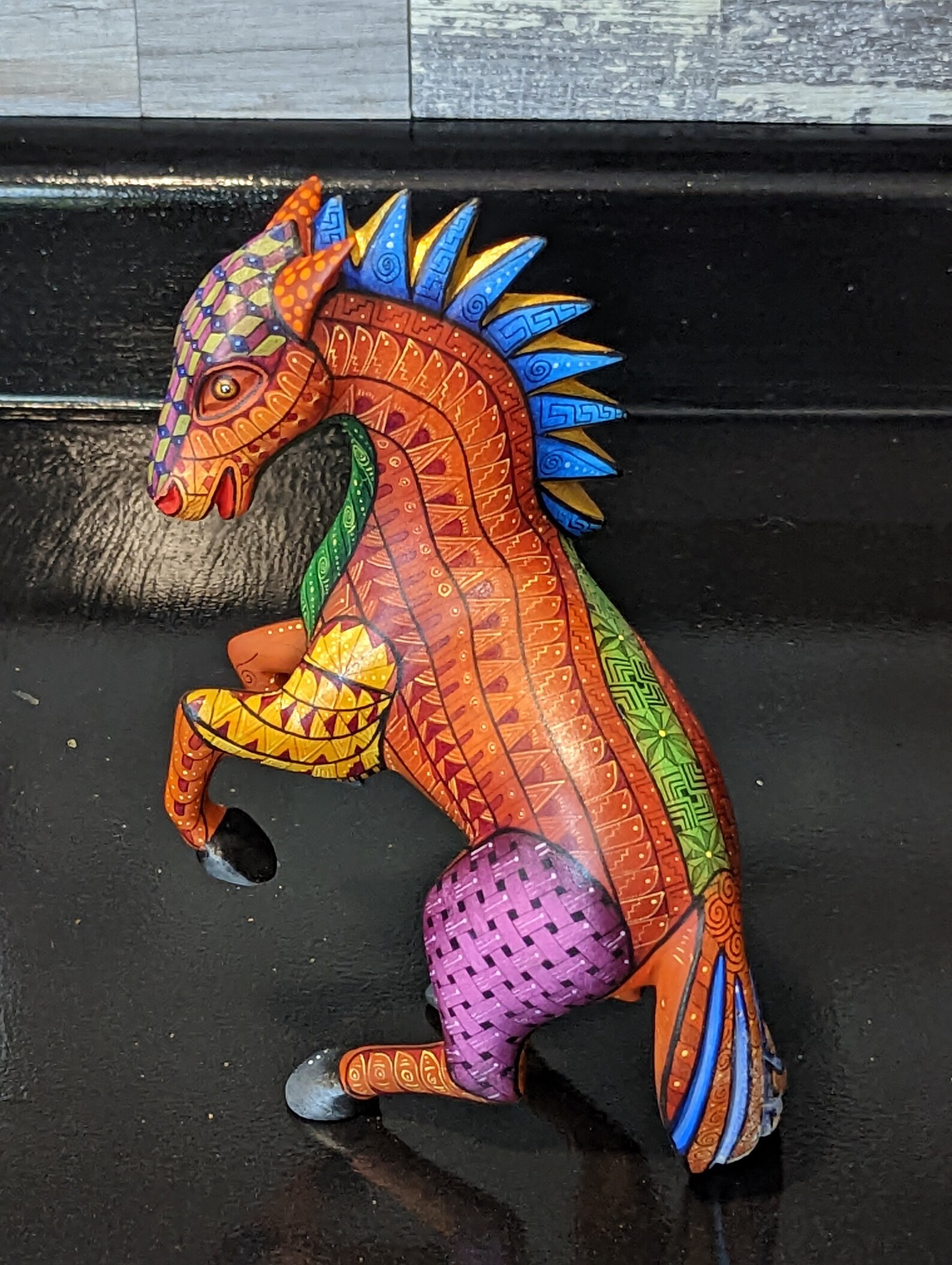 Horse Alebrije Art Mexican Wood Carving Home Decor Handmade - Etsy