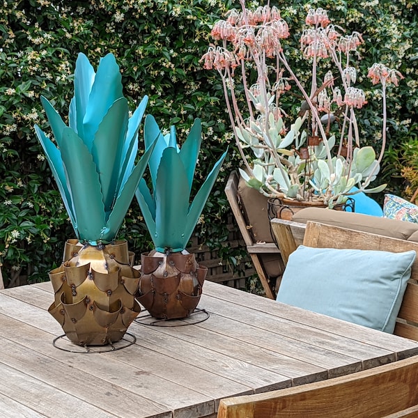 Metal Agave Yard Art - Etsy