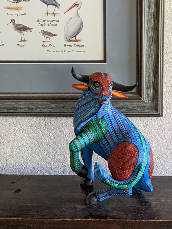 garden decor Made in Mexico DIY paint projects Wood Hand Carved Birds ...
