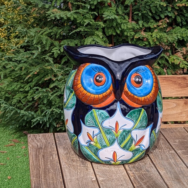 Owl Flower Pot - Etsy
