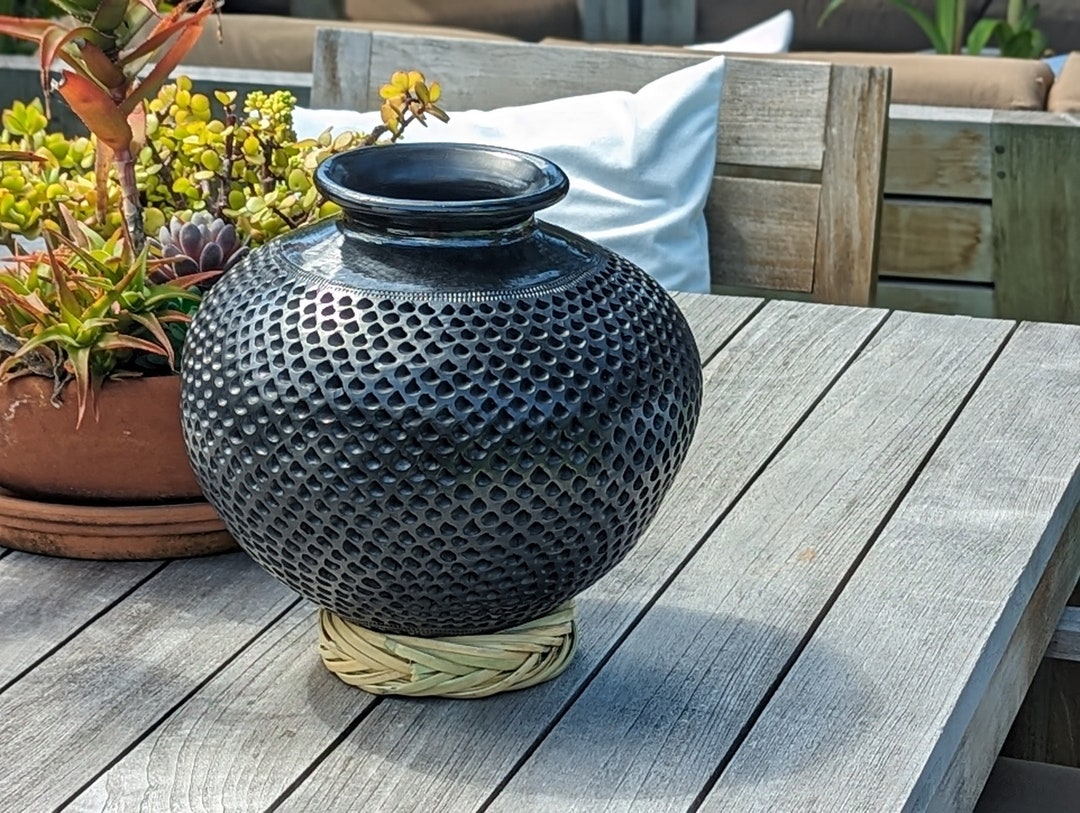 Decorative Teardrop Centerpiece & Dried Flower Vase | Handmade Indoor ...