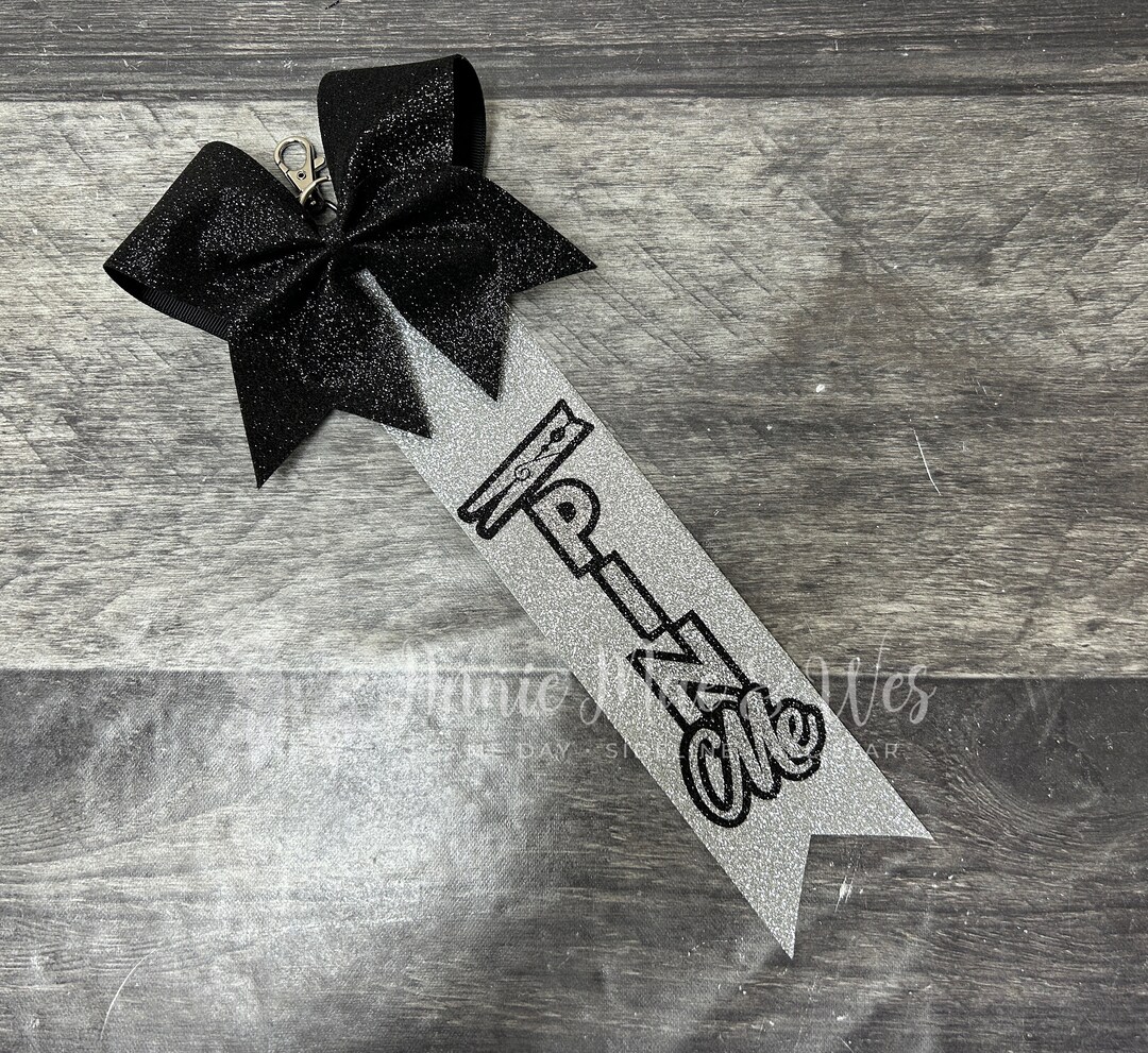 Pin Me With DETACHABLE Mini Bow Cheer Competition Pin Strap - Etsy