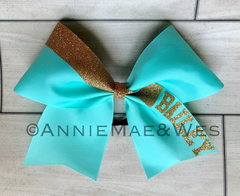 Personalized Cheer Bow Name Cheer Bows Personalized Cheer | Etsy