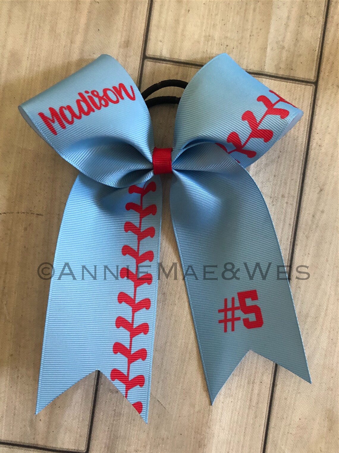 Softball Bow Softball Bows Long Tail Softball Bow | Etsy