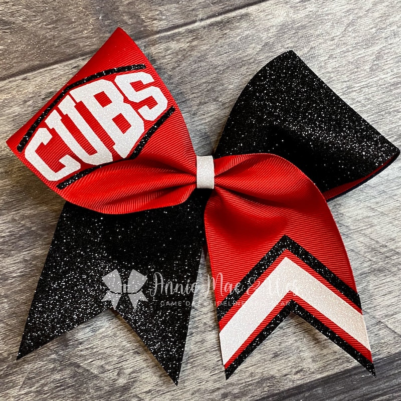 Red Cheer Bow - Etsy