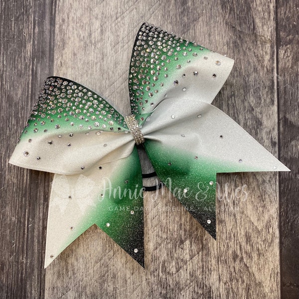Green Cheer Bow - Etsy