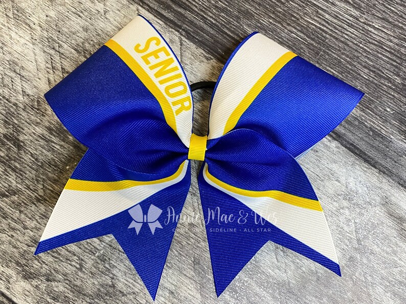 Cheer Bow - Your Choice of Colors - Rhinestone Competition Cheer Bow - Etsy