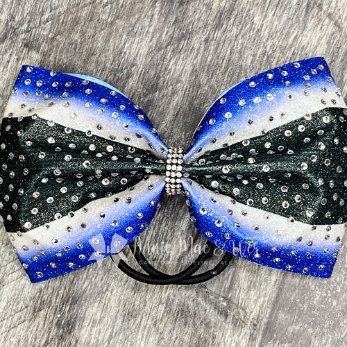 4 Glitter Tailless Cheer Bow - Etsy