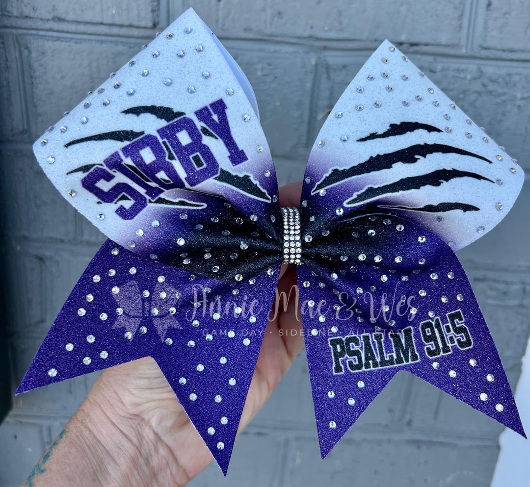 Cheer Bows - Cheer Bow - Claw Scratch Cheer Bows - Panthers - Cougars ...
