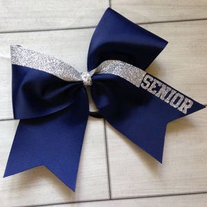Cheer Bows - Team Cheer Bows - Captain Cheer Bow - White Cheer Bows ...