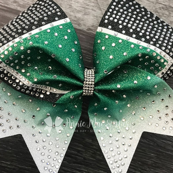 Green Cheer Bow - Etsy