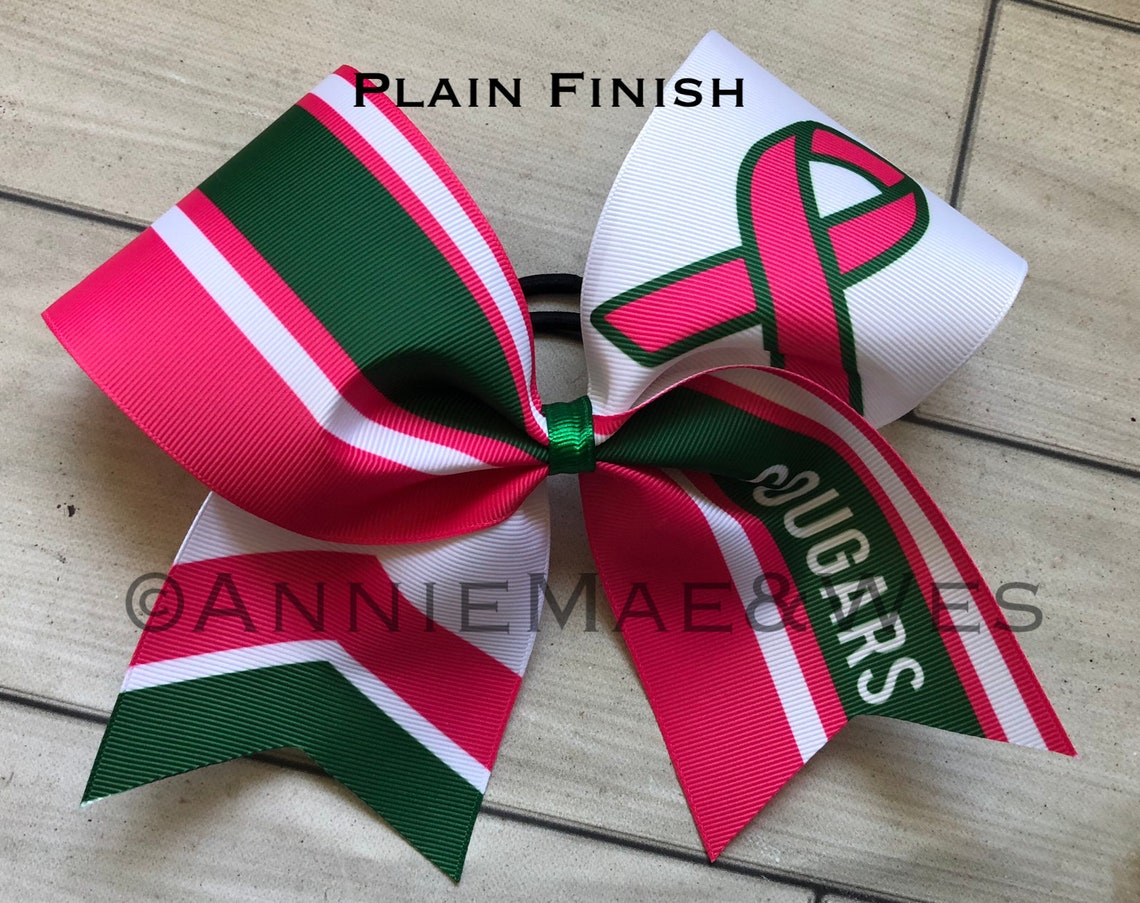 Breast Cancer Awareness Cheer Bows Team Cheer Bows - Etsy